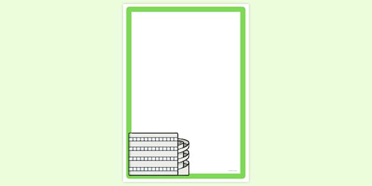 Simple Blank Car Park Map Icon Page Border | Twinkl - Twinkl