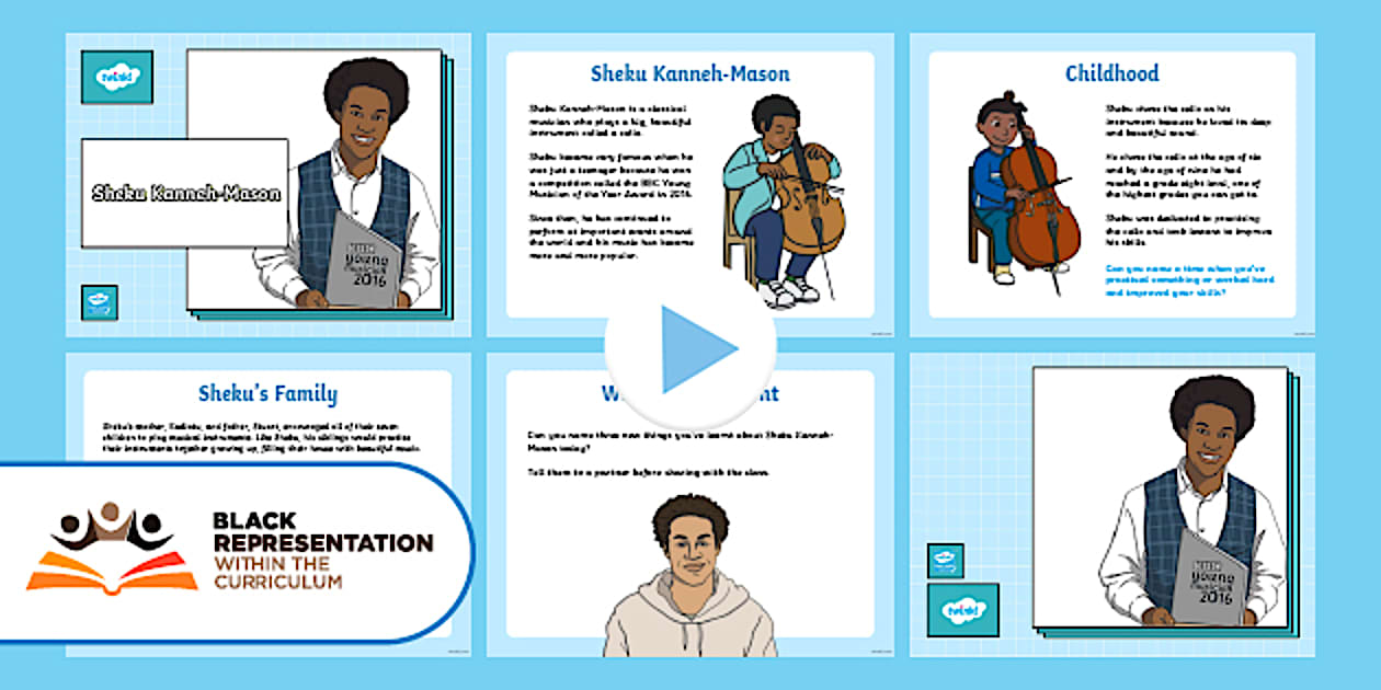 KS1 Sheku Kanneh-Mason Lesson Presentation (teacher made)