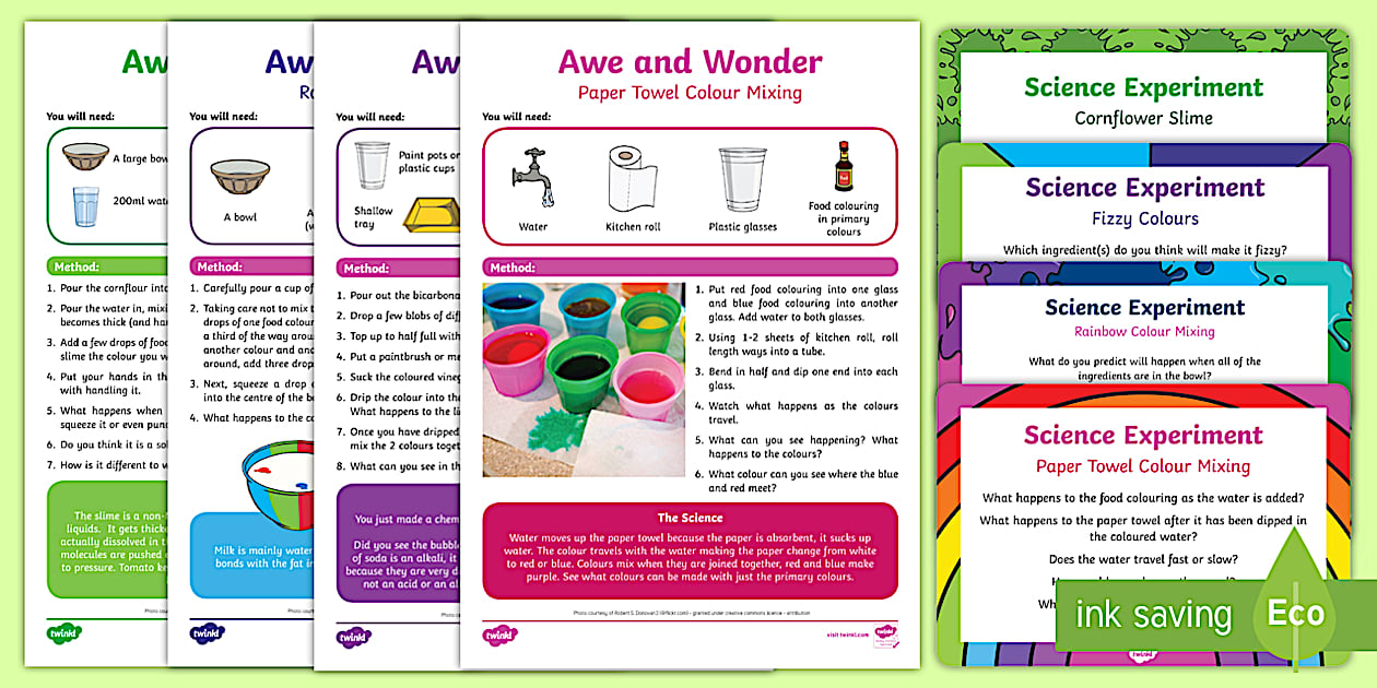 Science Experiments Activity Pack For 5 Year Olds - Twinkl