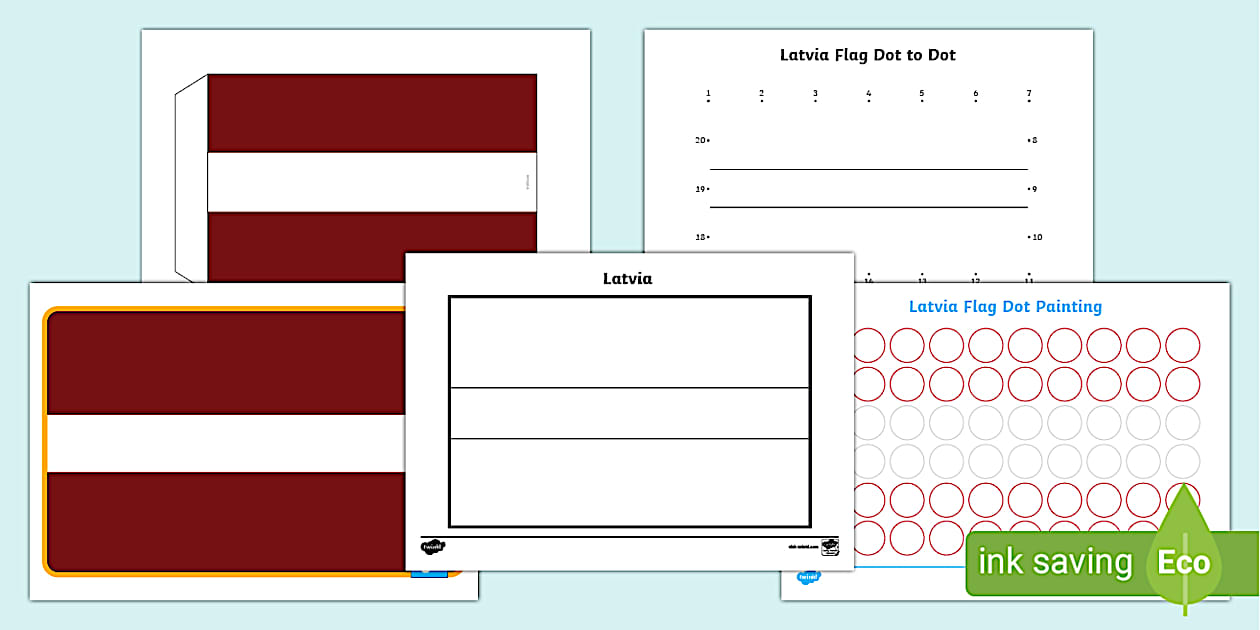 Latvia Independence Day Display Pack - National Day Pack