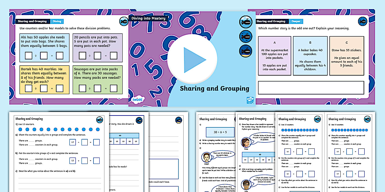 👉 Y3 DiM: Step 5 Sharing and Grouping Teaching Pack