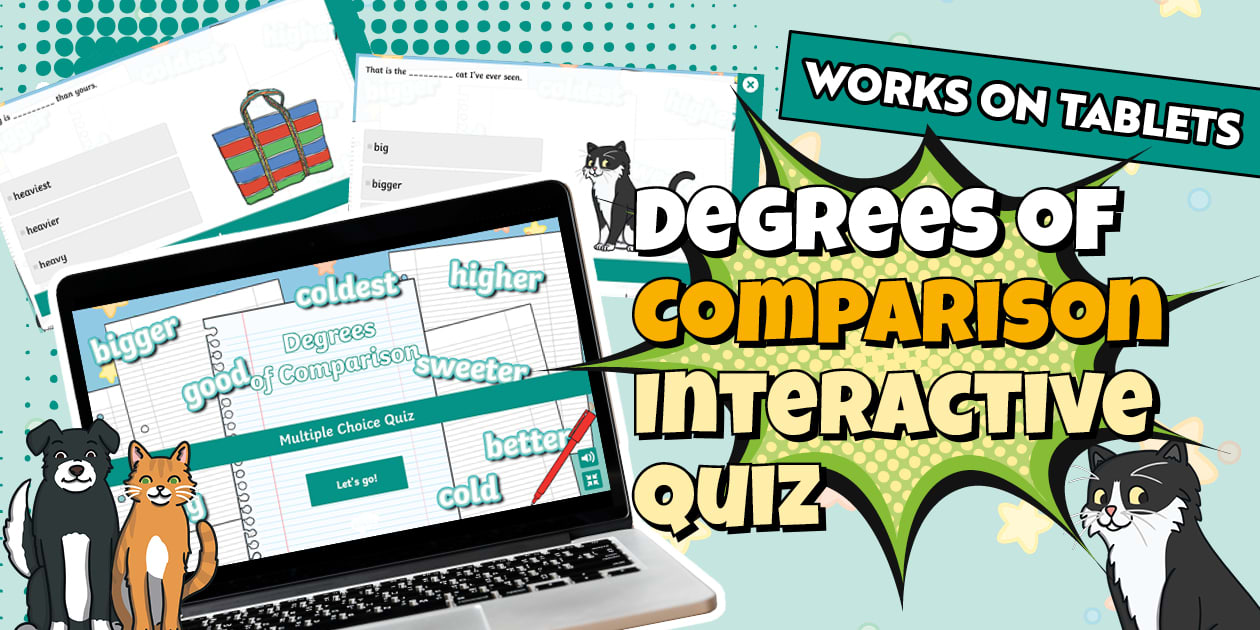 * NEW * Degrees of Comparison Interactive Quiz