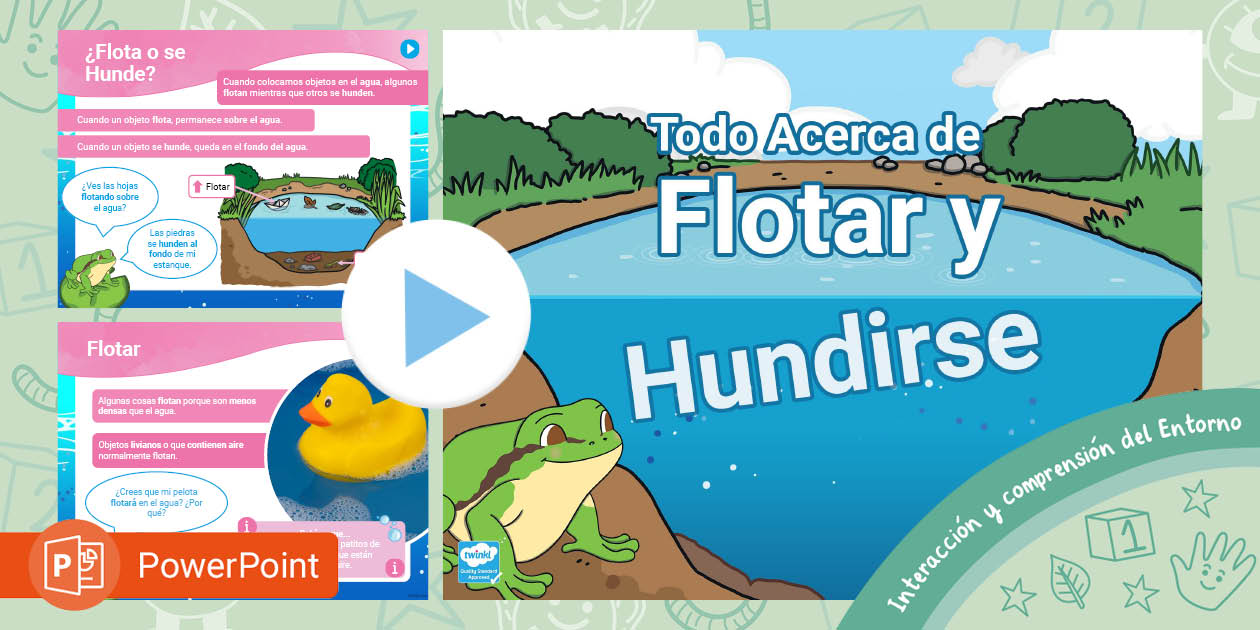 PowerPoint | Flotar | Hundirse | Kínder | Prekínder