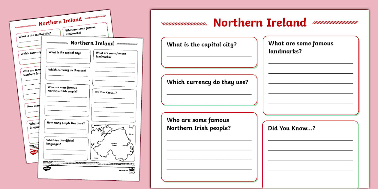 Northern Ireland Fact File - Twinkl Primary (Teacher-Made)