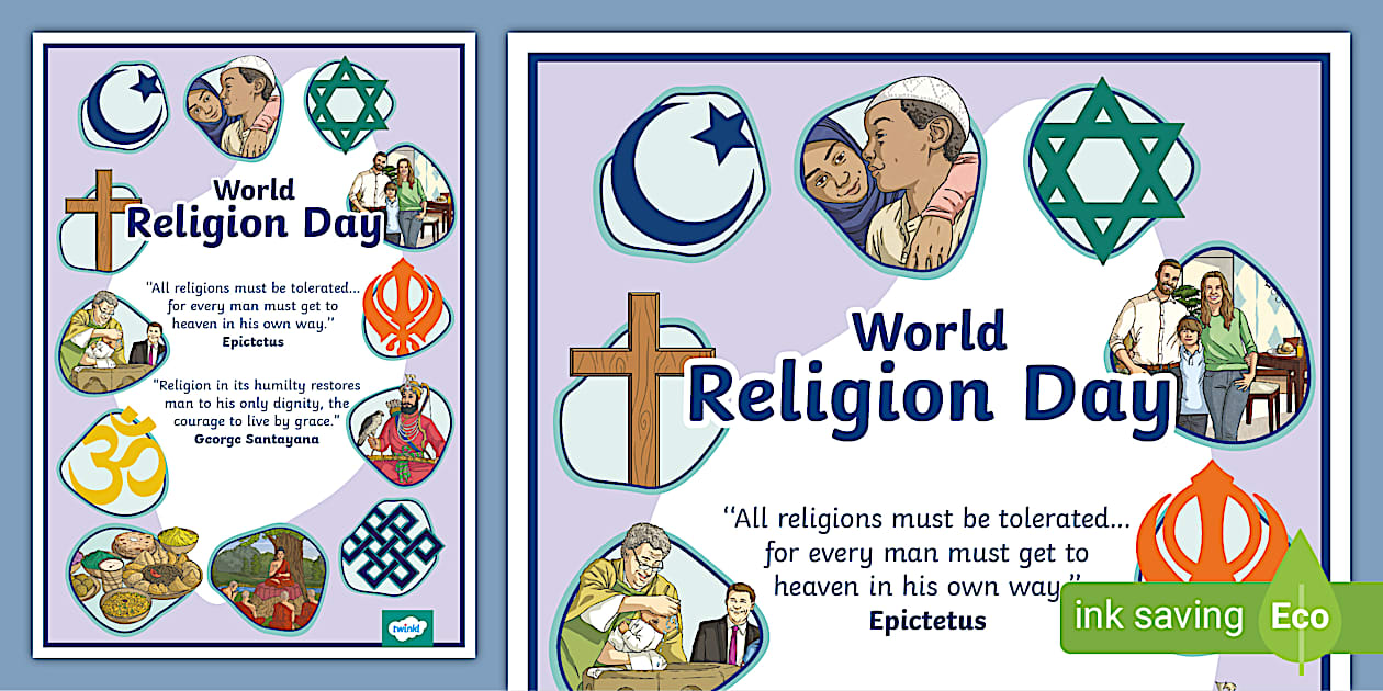 KS2 World Religion Day Quotes Poster to look at.