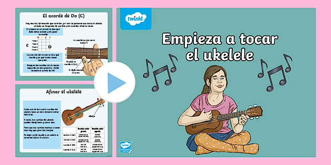Presentación: Empieza a tocar el ukelele - Twinkl