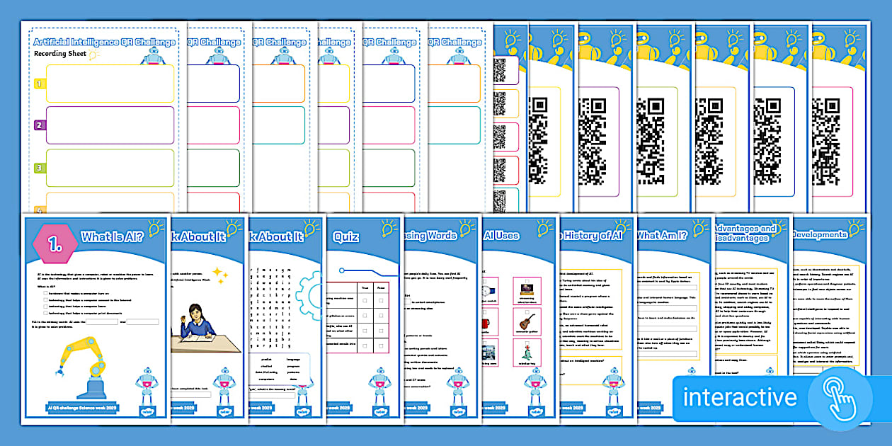 Artificial Intelligence QR Code Challenge (teacher made) Artificial Intelligence QR Code Challenge (teacher made)