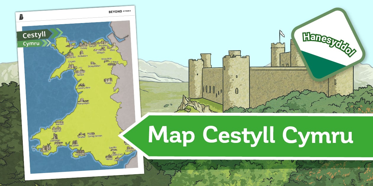 Map Cestyll Cymru