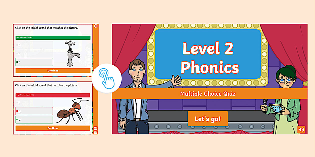 Level 2 Phonics Game Show (teacher made) - Twinkl