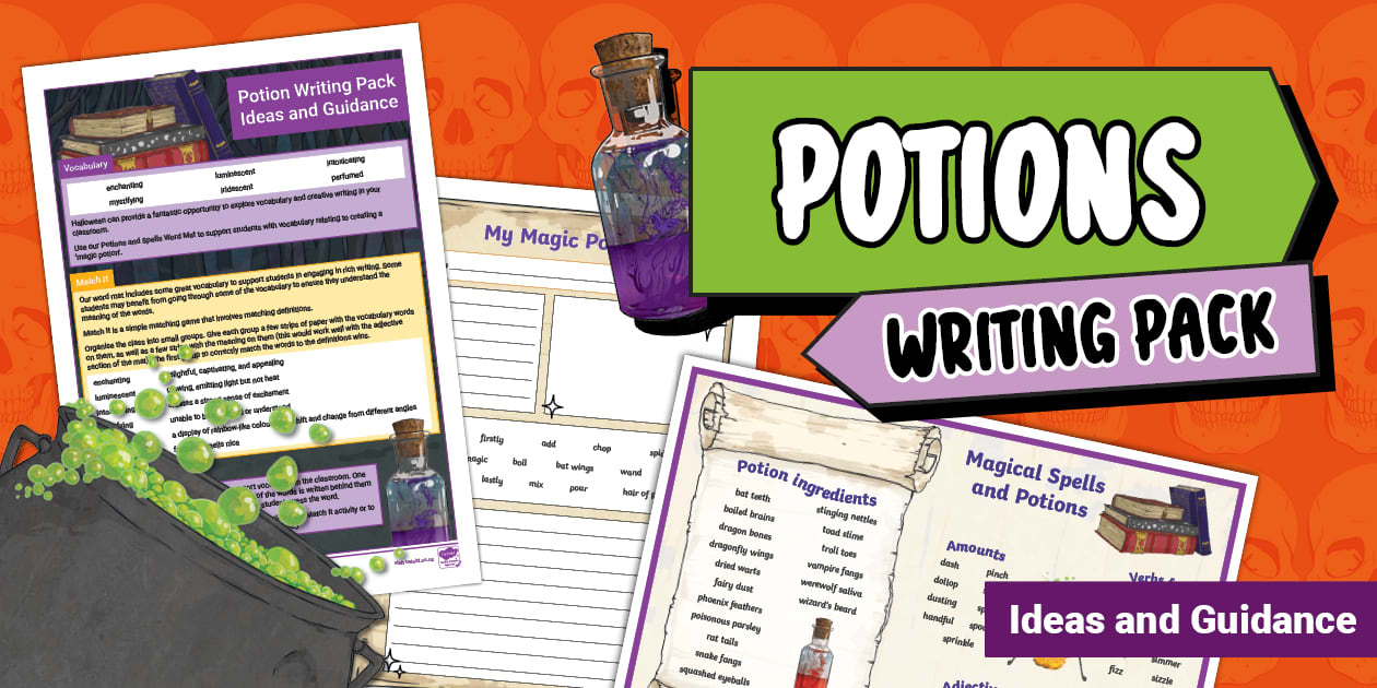 Halloween Potion Writing Ideas and Guidance