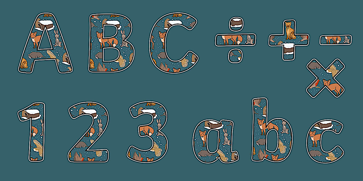 Ten Little Lights Display Lettering (teacher made) - Twinkl
