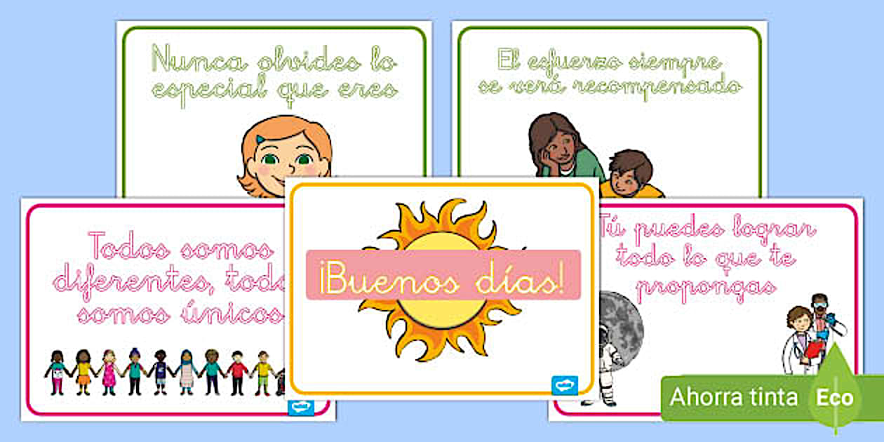 Pósters y carteles imprimibles para el aula de motivación