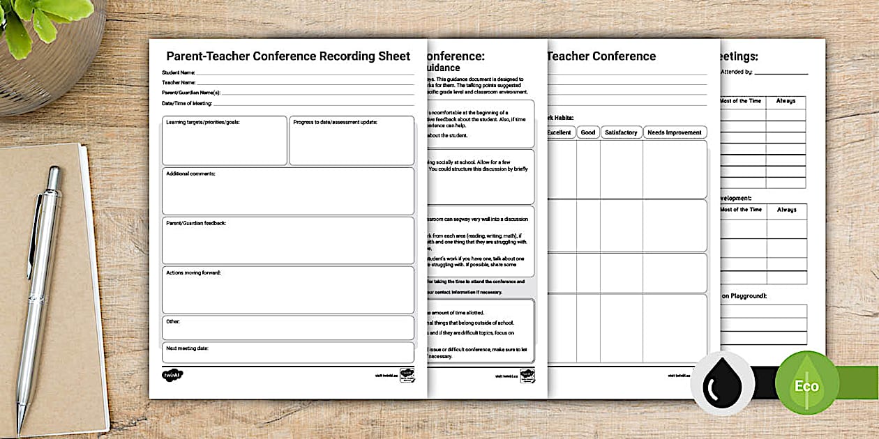 Parent-Teacher Conference Resource Pack