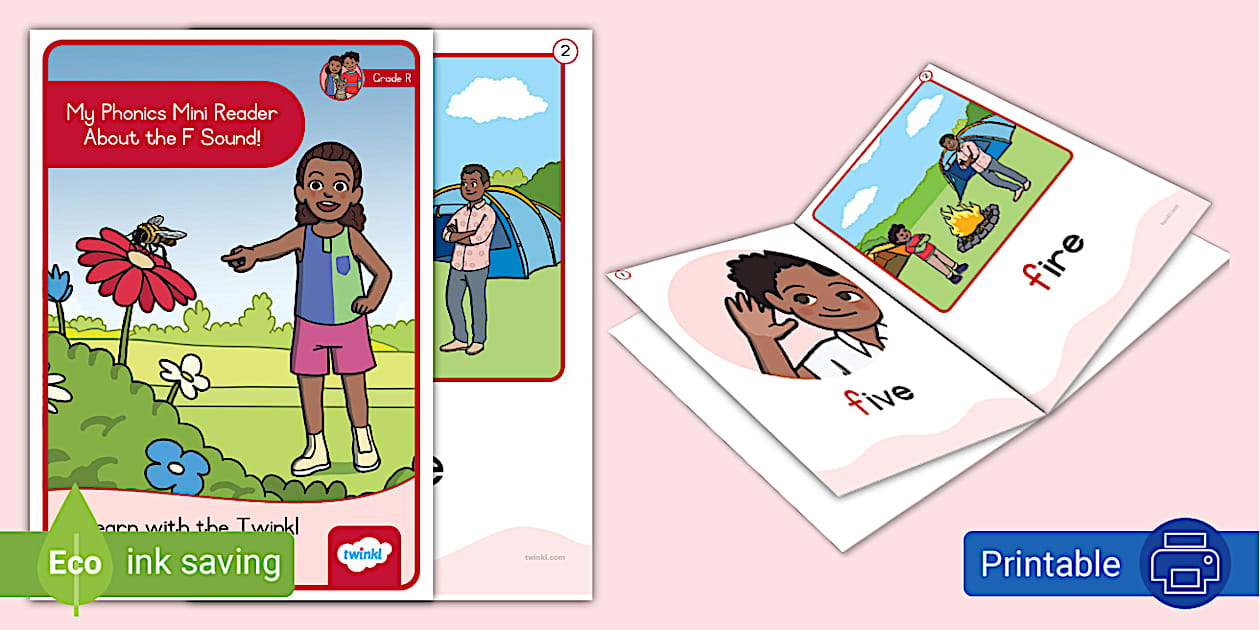 Gr. R Phonics Mini Reader: F- Sound (Teacher-Made) - Twinkl