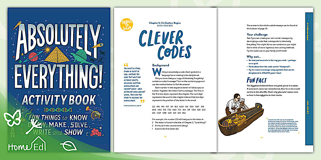 Absolutely Everything Activity Book - Chapter 6