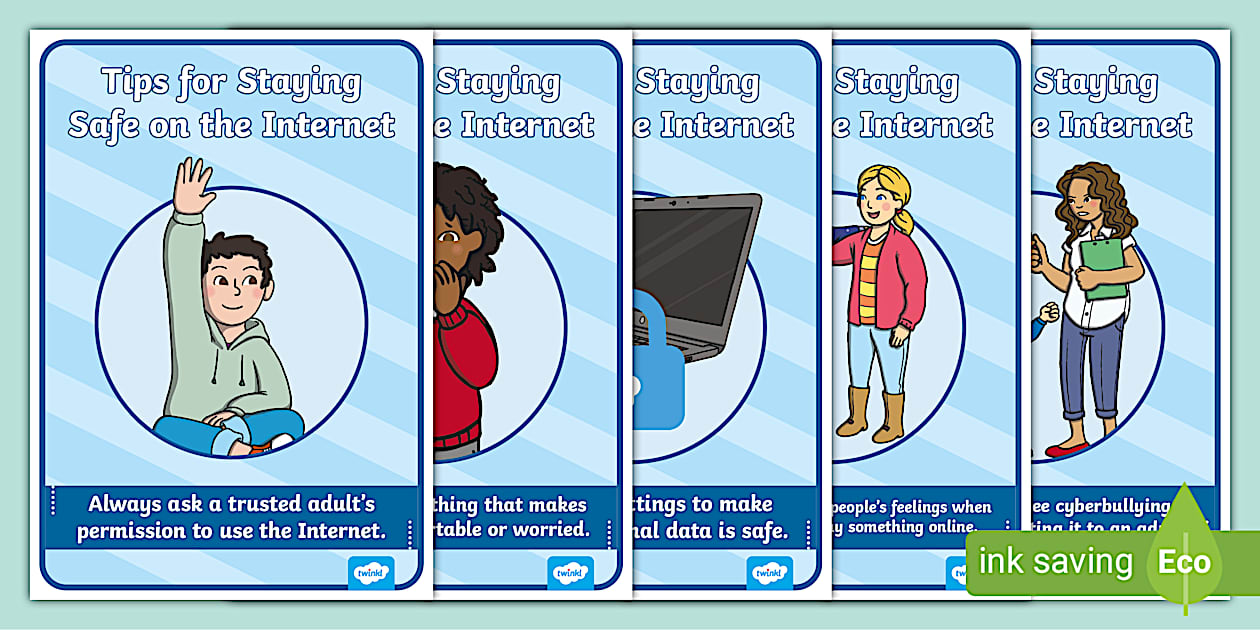 Safer Internet Day Display Posters | Display Items | Twinkl