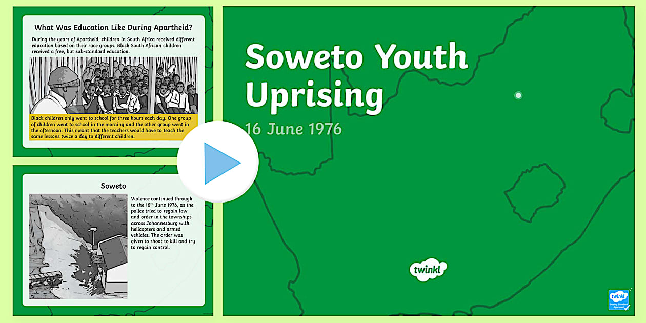 South Africa Youth Day | Soweto Uprising 1976 | PowerPoint