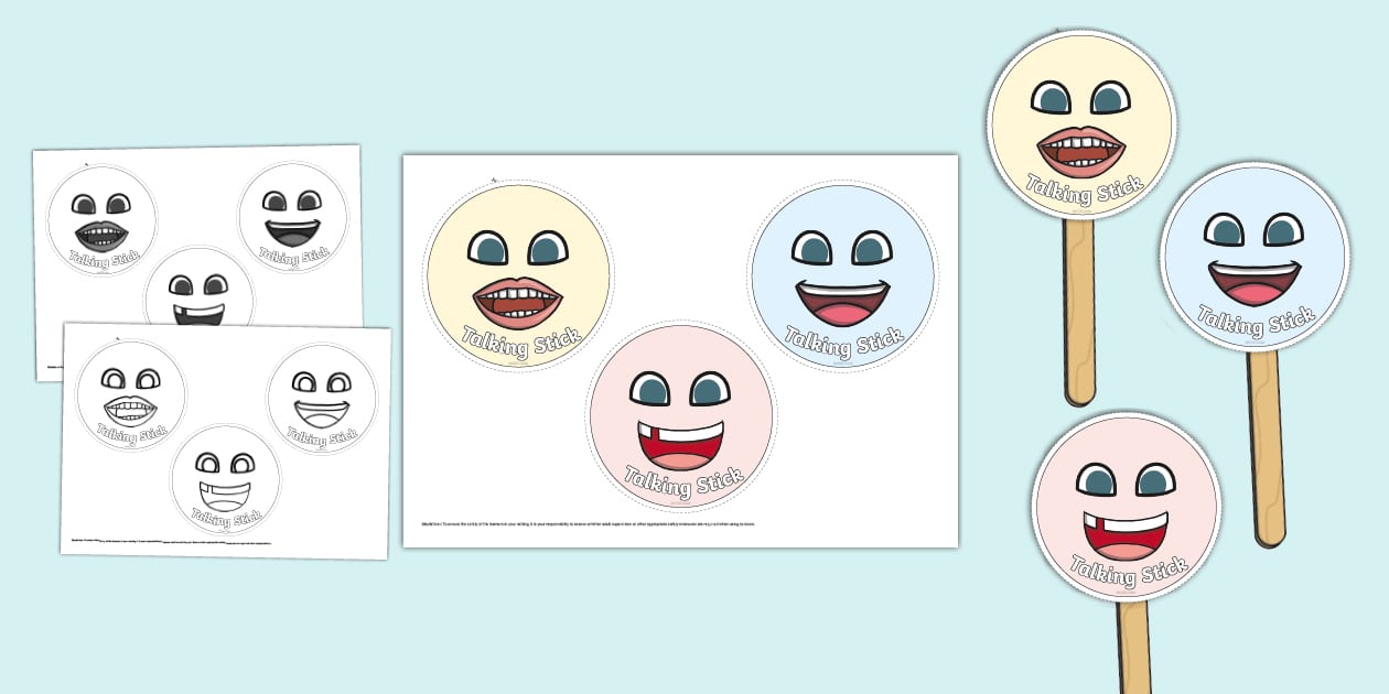 Talking Stick Puppets - Twinkl Stick Puppets (teacher made)