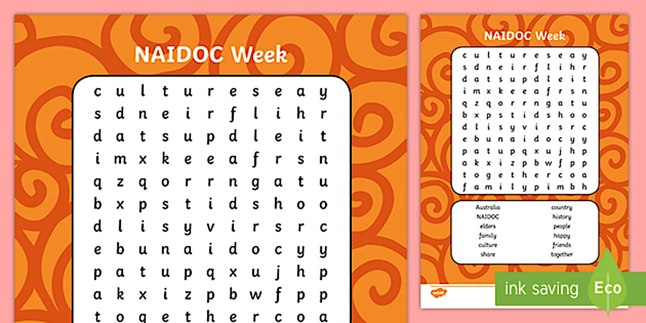 Word Search for NAIDOC Week | Primary Teaching Resources