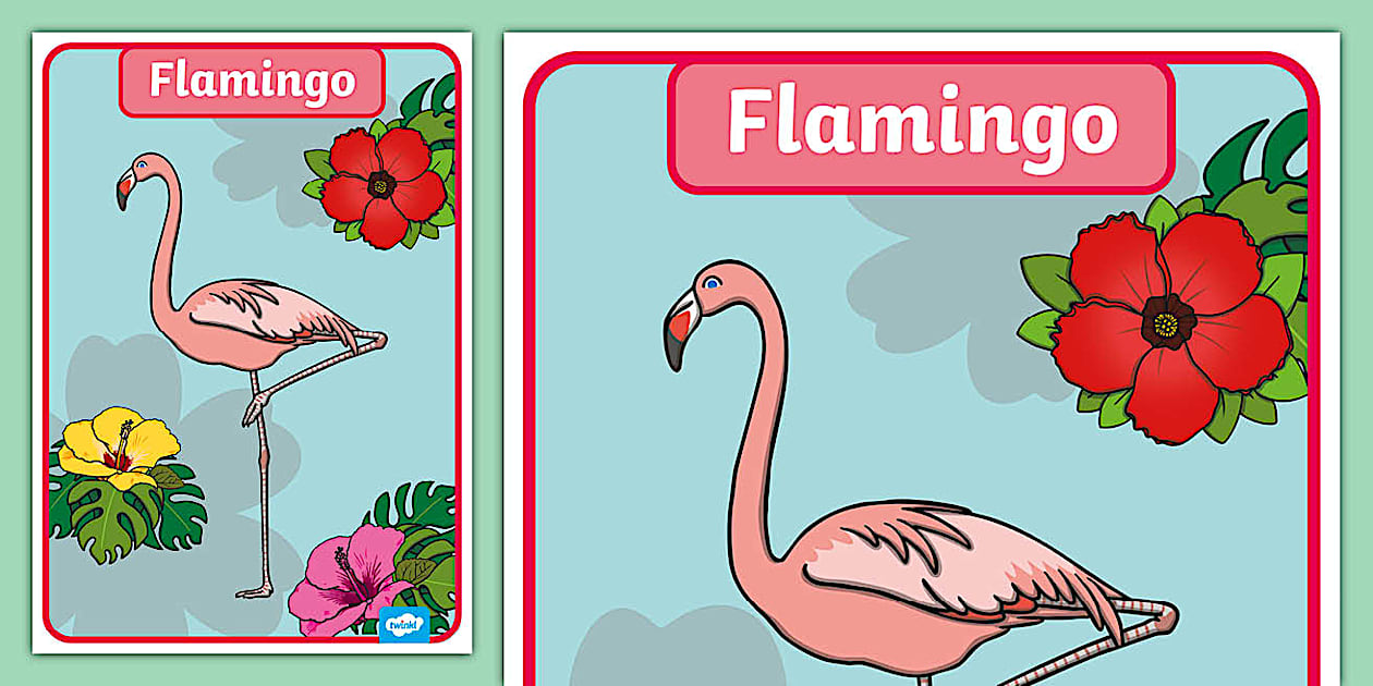 Printable Flamingo Poster | Classroom Display Posters