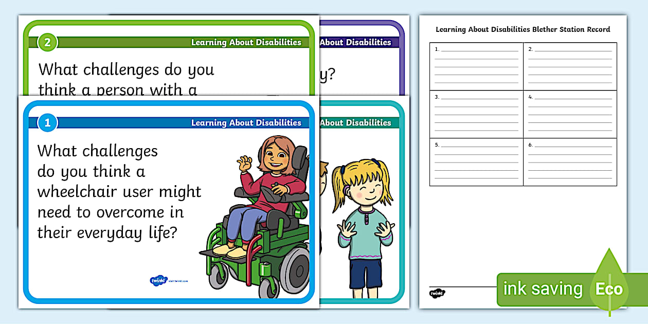 Learning About Disabilities in the Classroom Activity | CfE