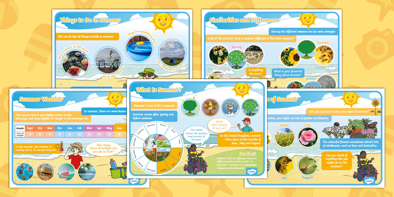 EYFS All About Summer Fact Files | Twinkl (Lehrer gemacht)