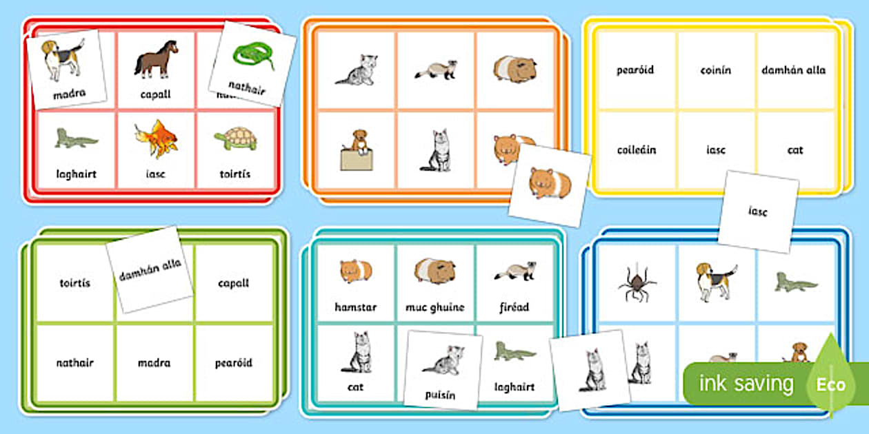 Editable Mo Pheata Bingo Gaeilge (Hecho por educadores)