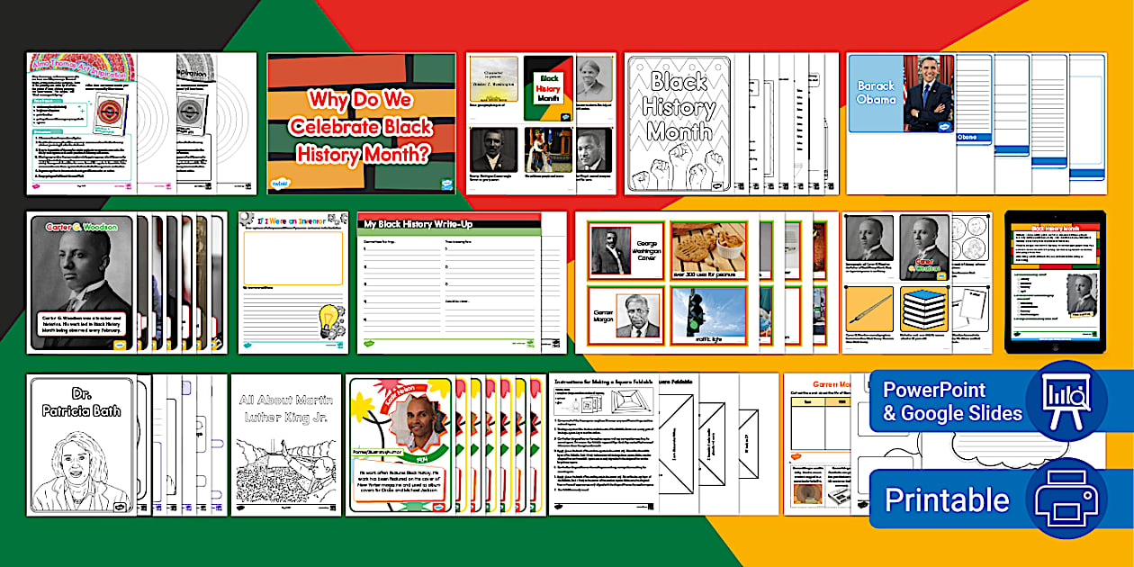 Kindergarten Black History Month Unit (teacher made)