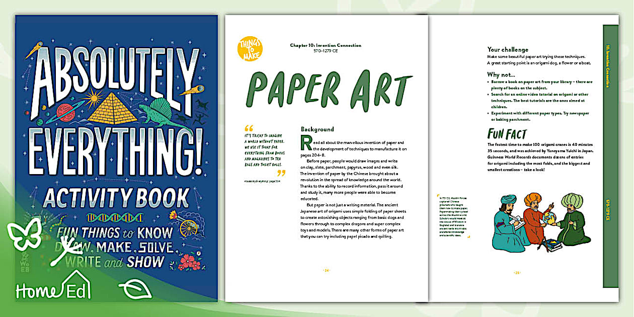 Absolutely Everything Activity Book - Chapter 10