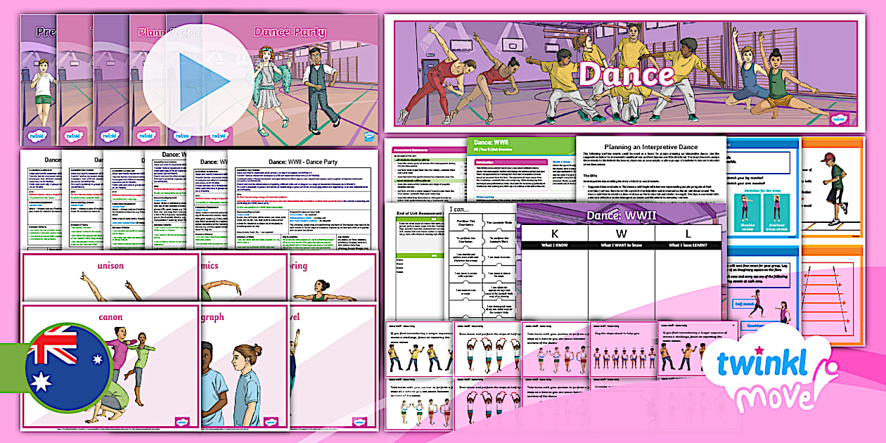 Year 5 Dance WWII Unit Pack