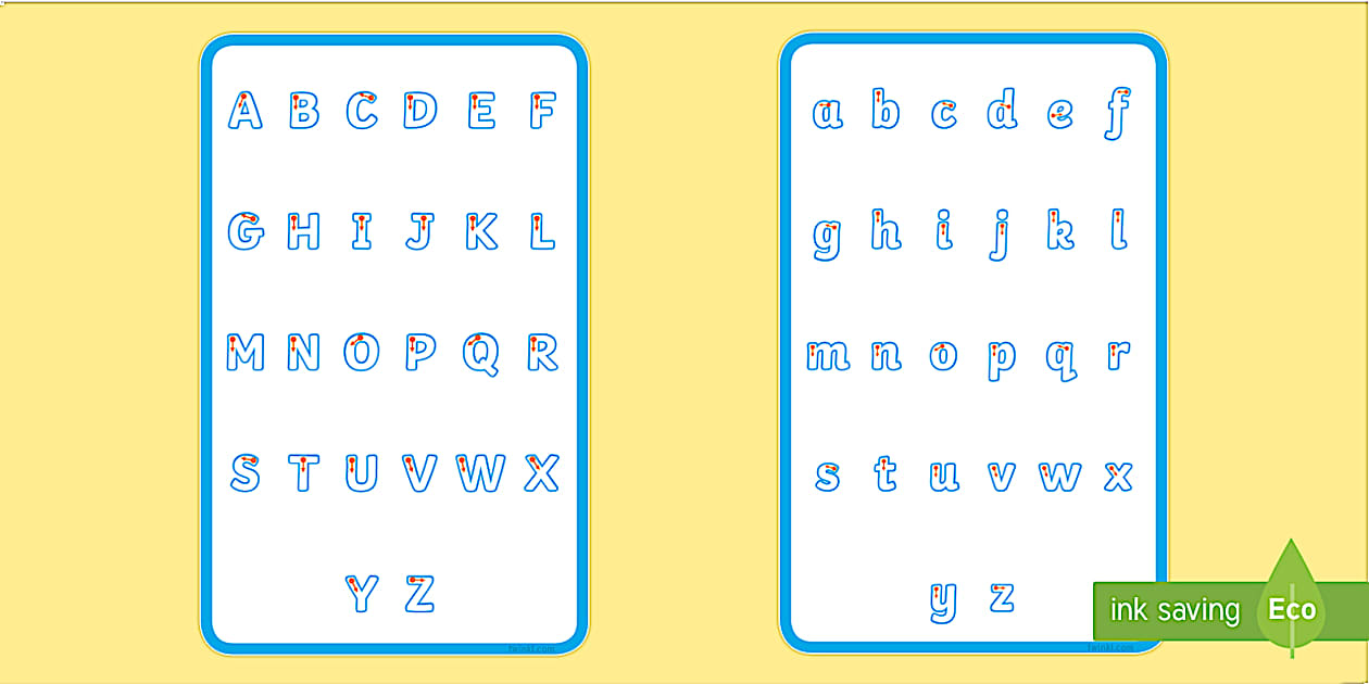IKEA Tolsby/Fiestad Uppercase and Lowercase Letter Formation Prompt Frame