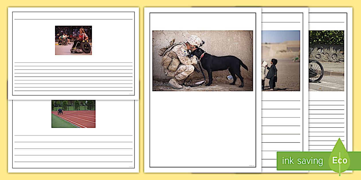 Invictus Games Photo Prompt Writing Frames (Teacher-Made)