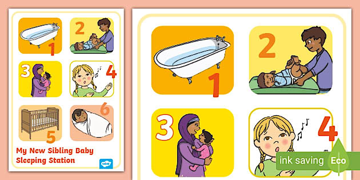 My New Sibling Baby Sleeping Station (teacher made) - Twinkl