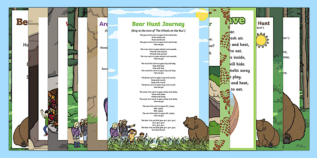Bear Hunt Nursery Rhymes | Twinkl Resource Pack - Twinkl