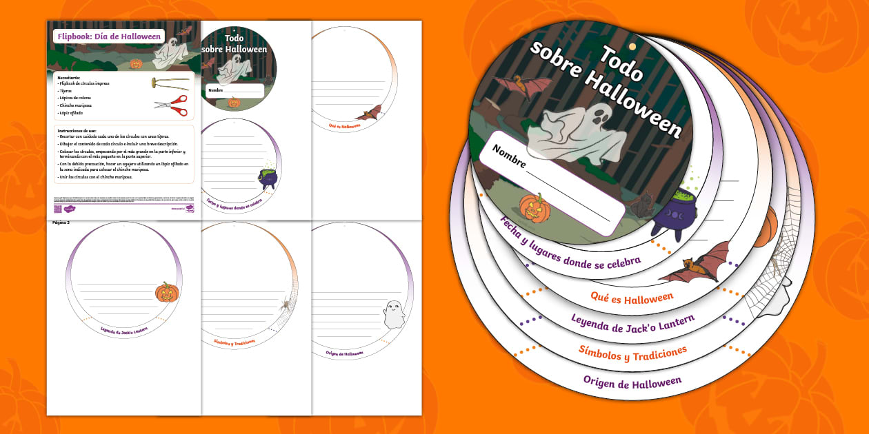 Flipbook: Día de Halloween - Twinkl Chile (Teacher-Made)