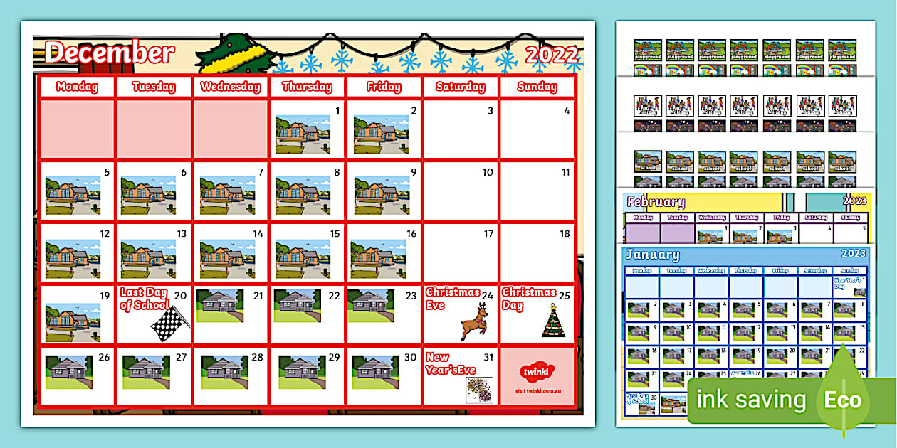Transition Calendar | Visual Support Resources | Twinkl