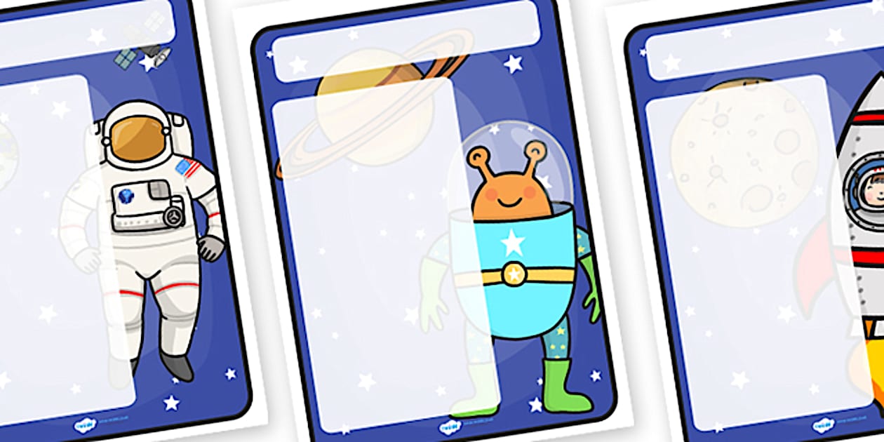 Editable Space Themed Target Posters (teacher made) - Twinkl