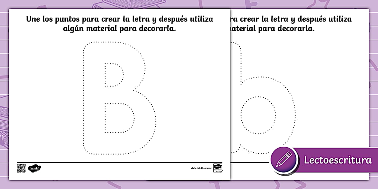Hoja de actividad: La letra B (creat de profesori) - Twinkl