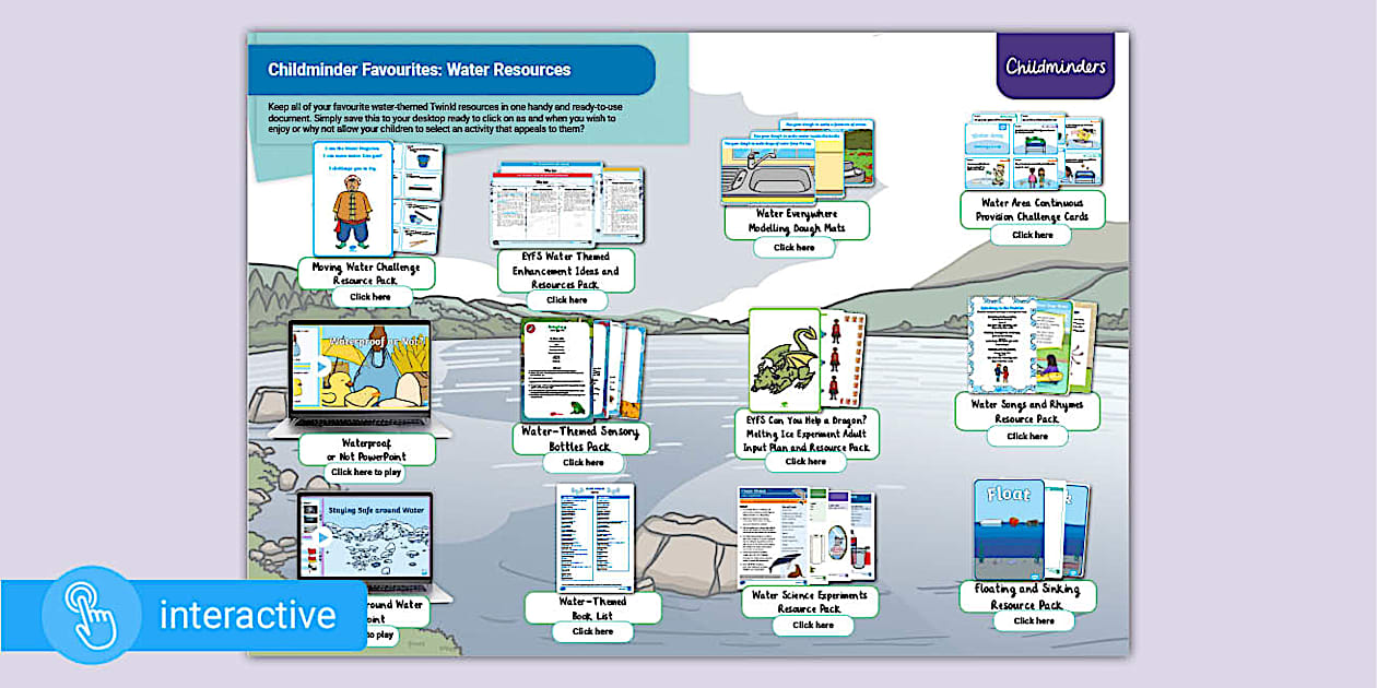 Childminder Favourites: Water Resources (teacher made)