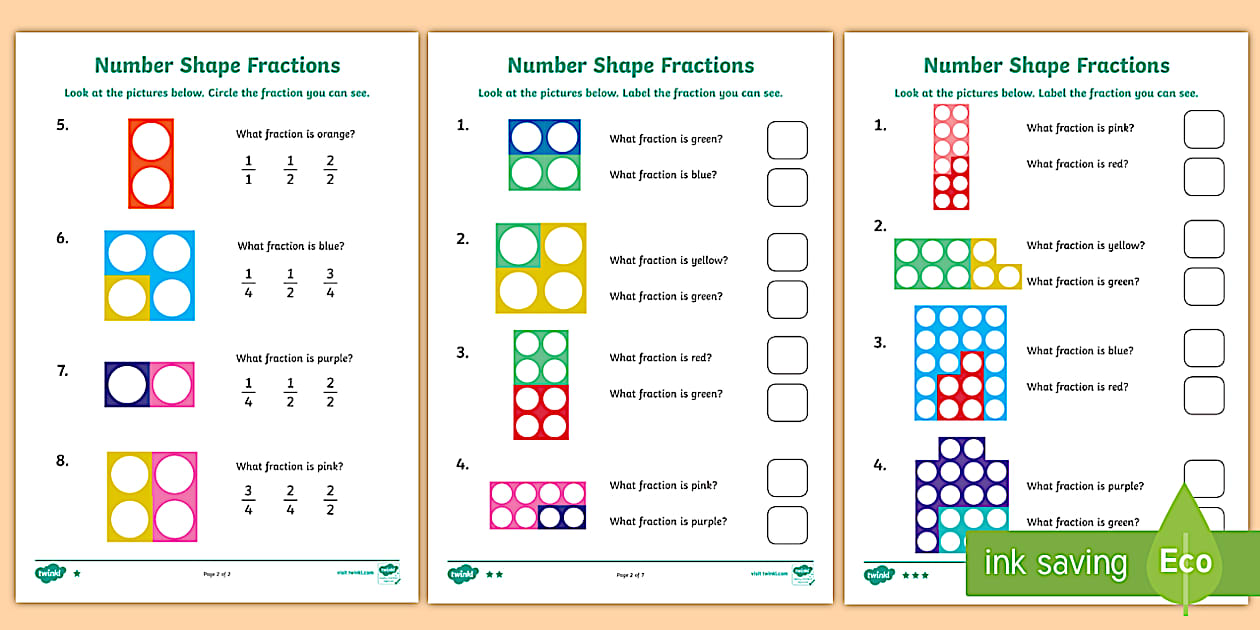 Name The Fraction | Name The Fractions | Twinkl Maths | KS1