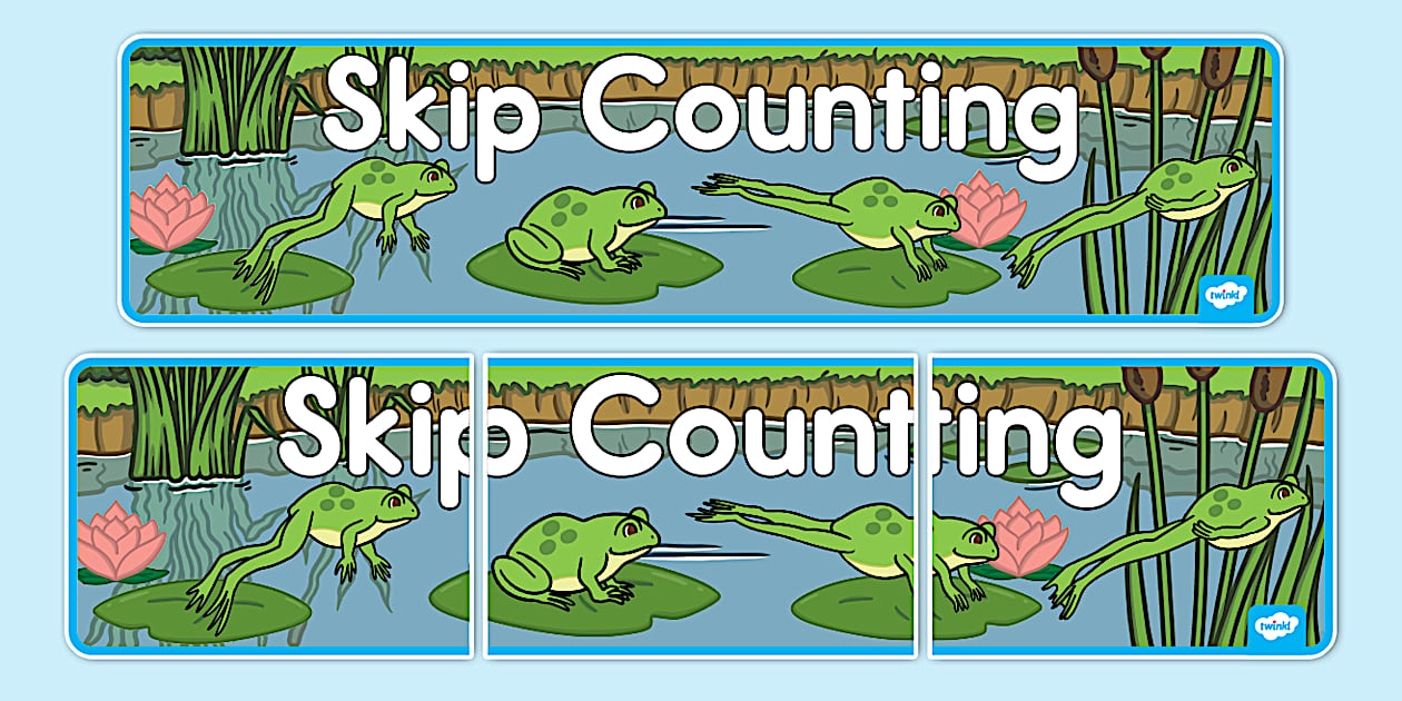 Skip Counting Display Banner (teacher made) - Twinkl