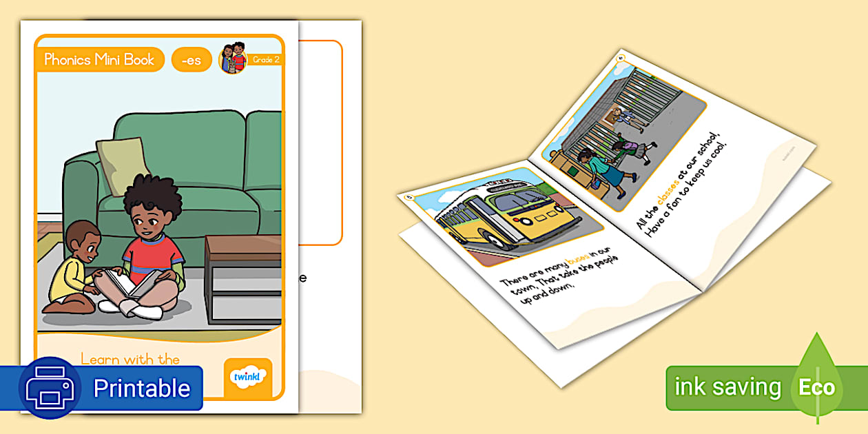 Grade 2 Phonics Mini Book -es