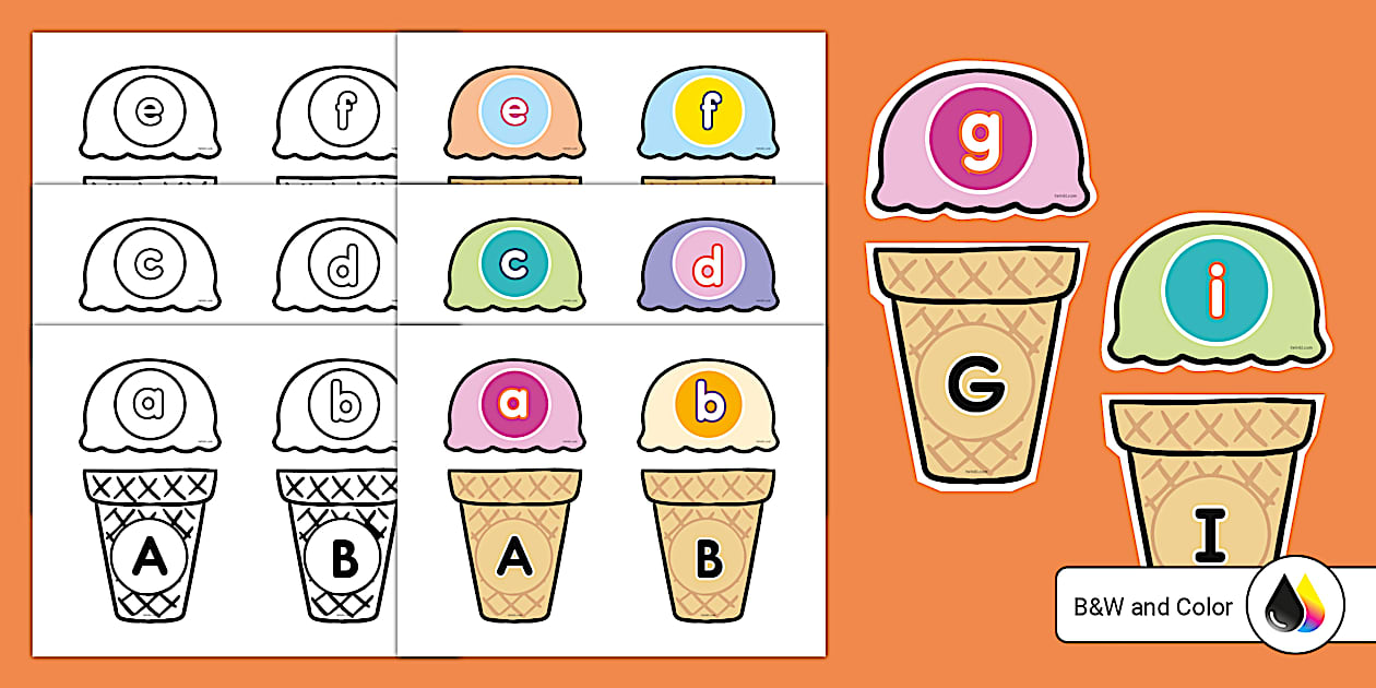 Ice Cream Matching Activity | Ice Cream Day | Twinkl USA