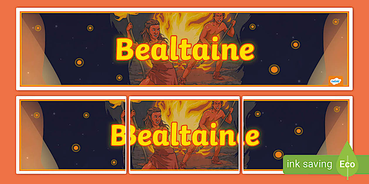 Bealtaine (Display Banner) (teacher made) - Twinkl