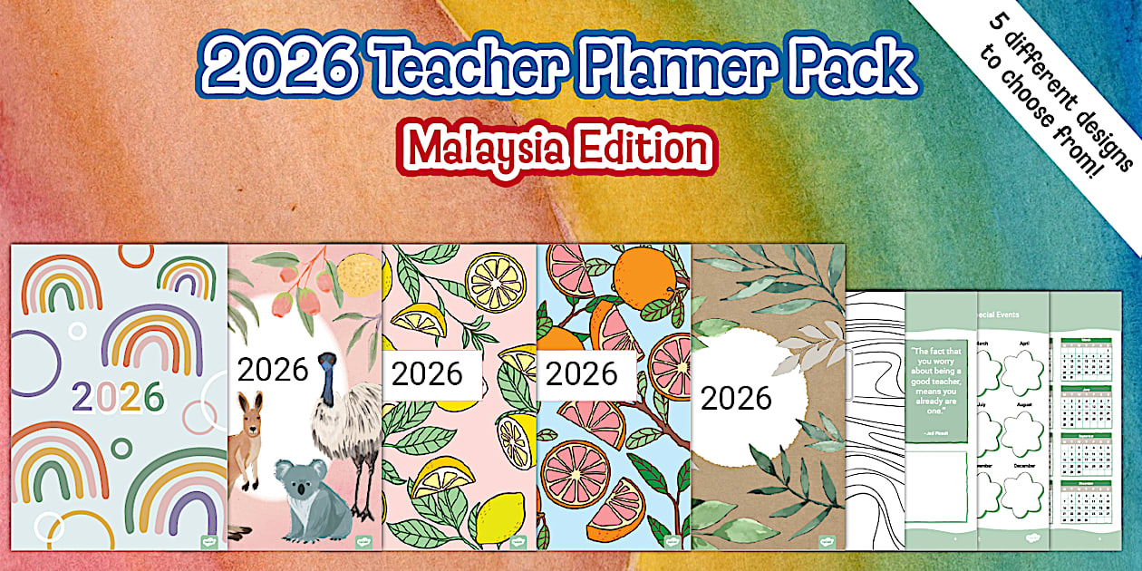 2026 Teacher Planner Pack (Malaysia Edition)