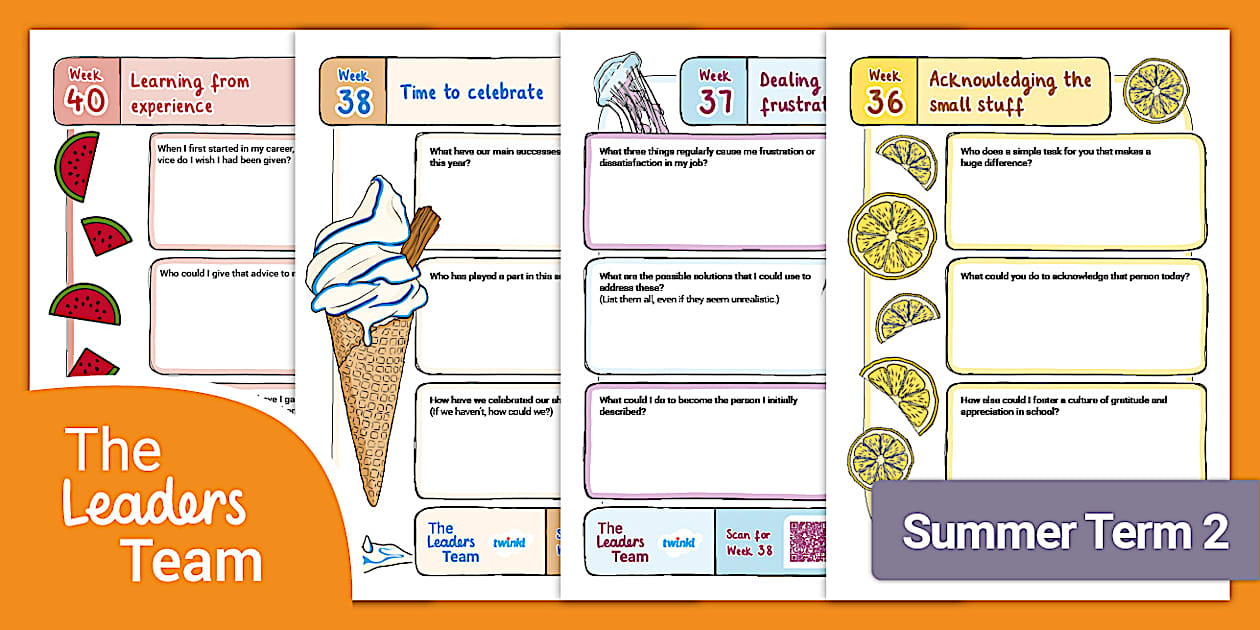 Leader's Journal: Summer Term 2 - Leaders (teacher made)
