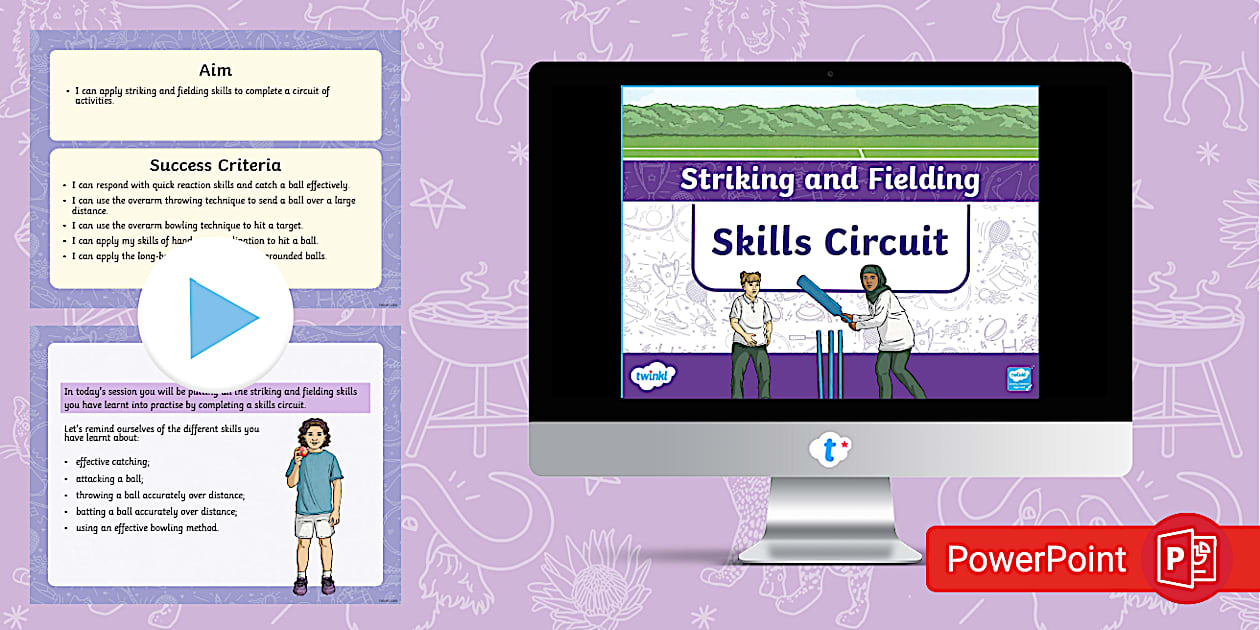 Grade 6 Physical Education Striking and Fielding PowerPoint