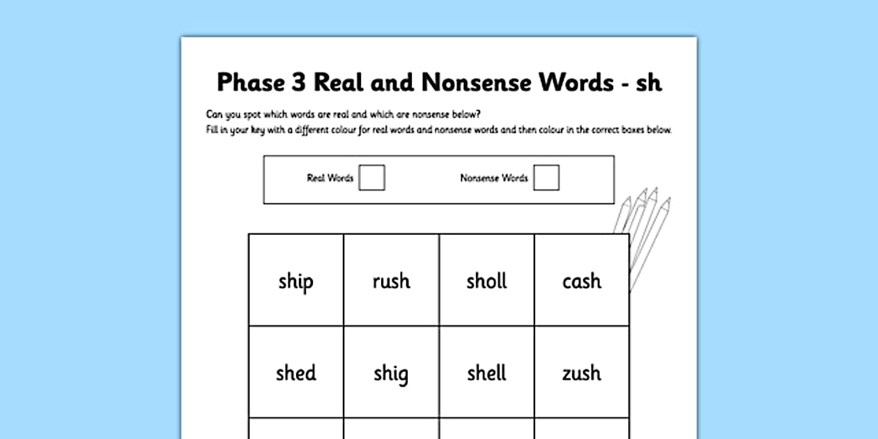 Sh words phonics (Teacher-Made) - Twinkl