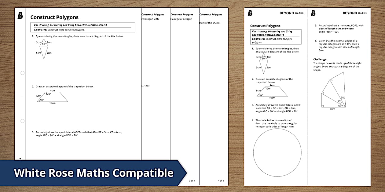 👉 Construct More Complex Polygons (teacher made) - Twinkl