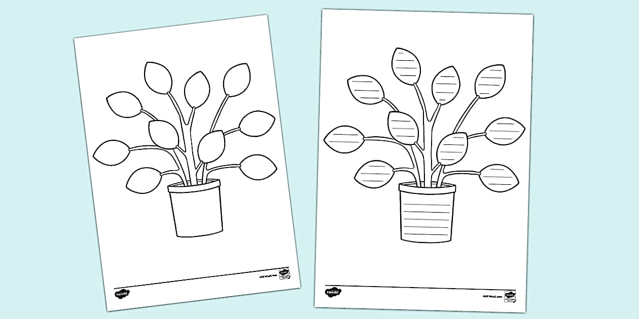 Plants Writing Frame (teacher made) - Twinkl